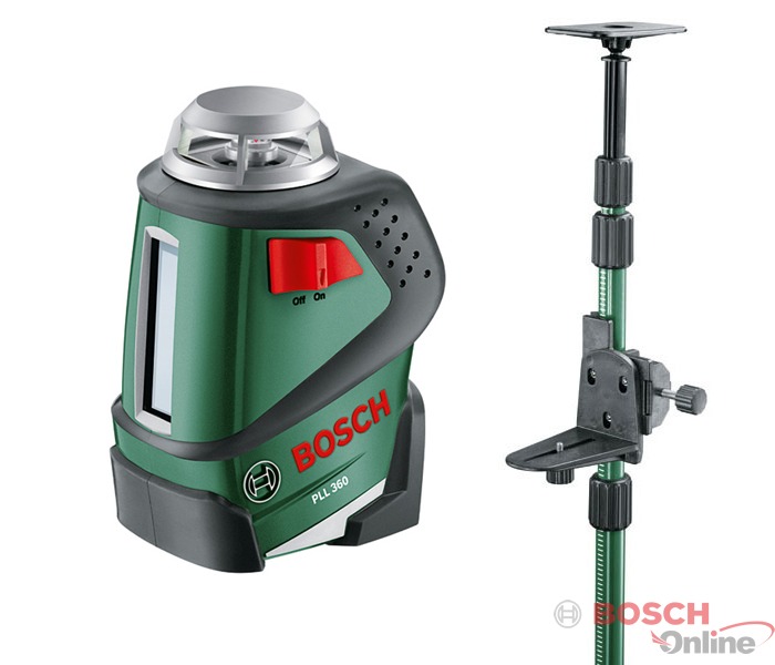 Лазерный уровень Bosch PLL 360 и нивелир Bosch PLL 360 Set купить недорого
