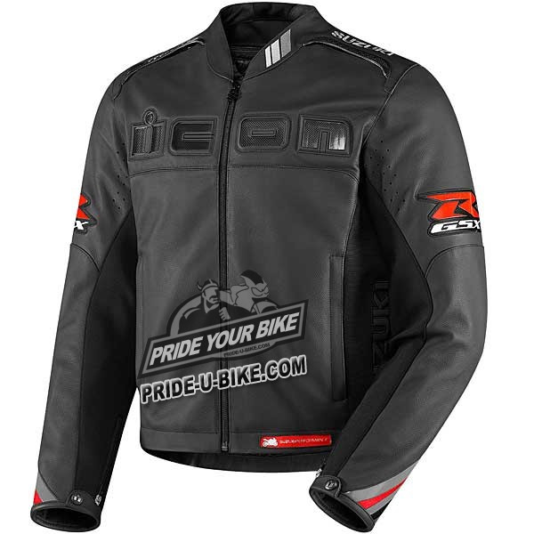 Купить кожаная мотокуртка Icon Accelerant GSX-R заказать